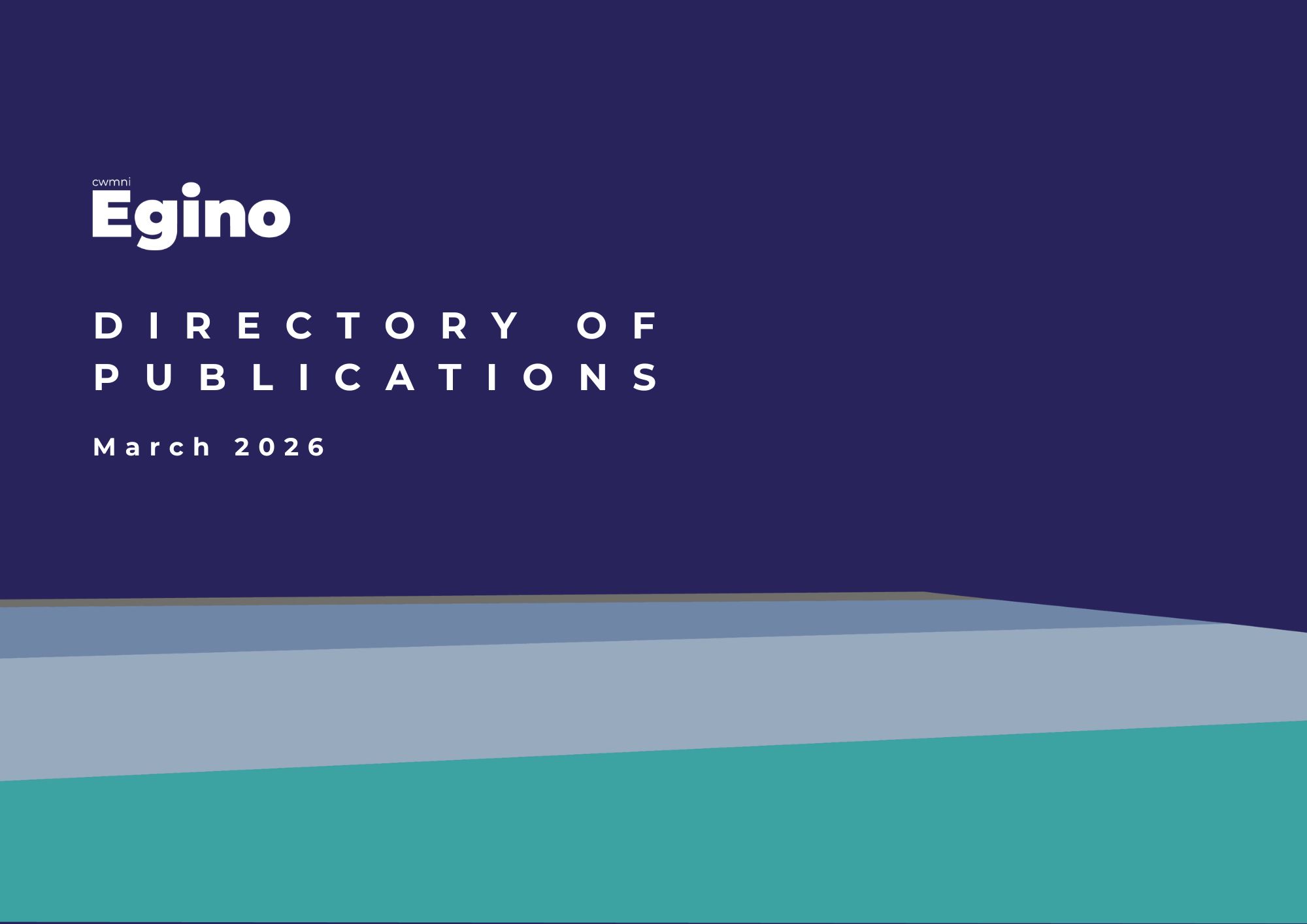 Publications - Cwmni Egino